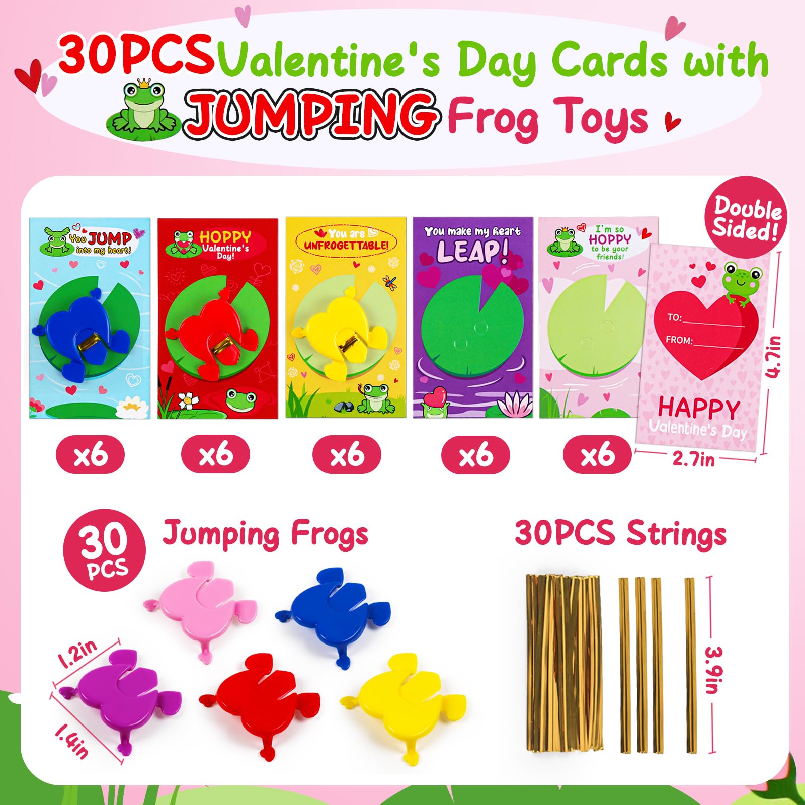 Snapklik.com : 30Pcs Jumping Frogs Easter Party Favors For Kids, Easter ...