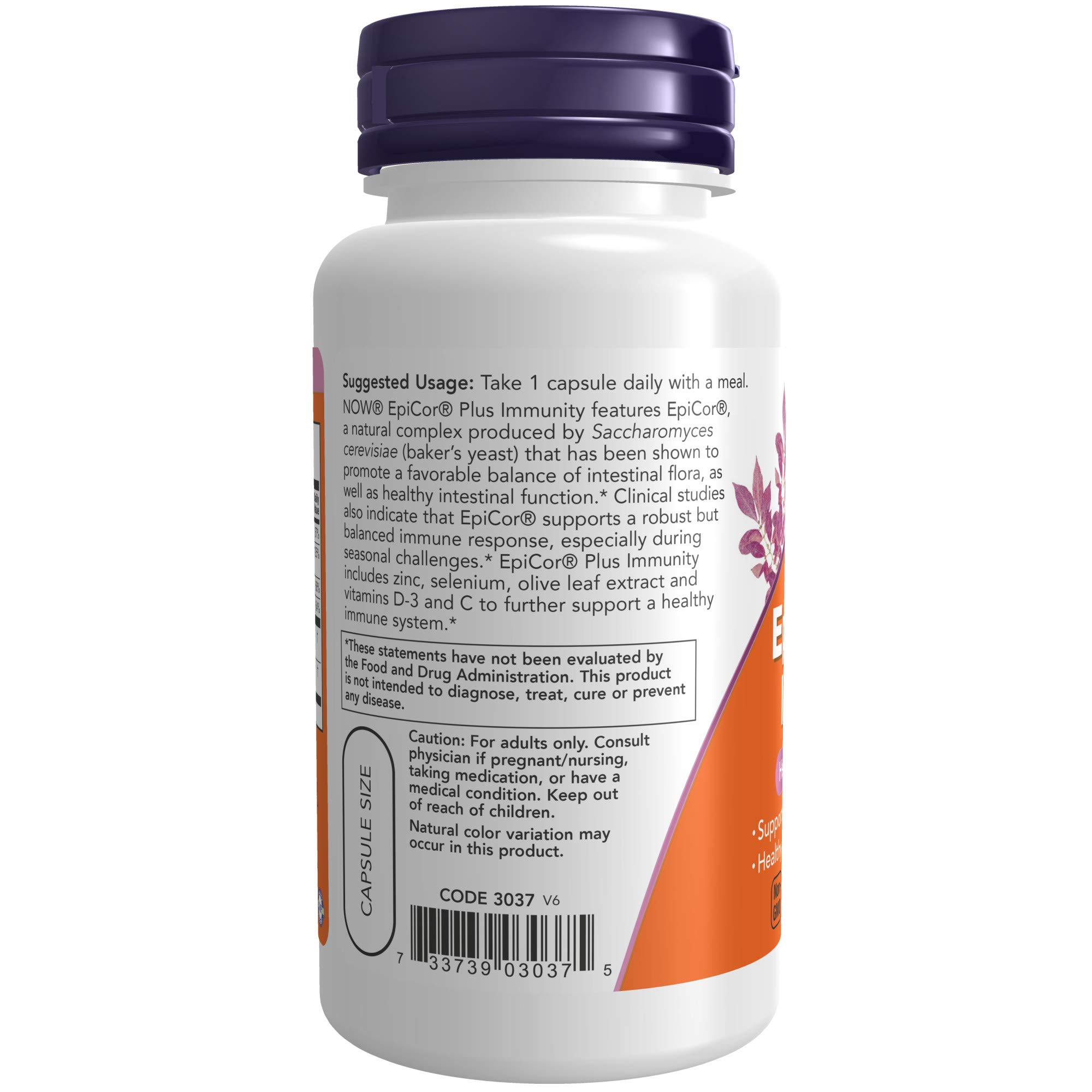 NOW Supplements, Inmunidad EpiCor® Plus con vitamina C...B0041VJLPO ...
