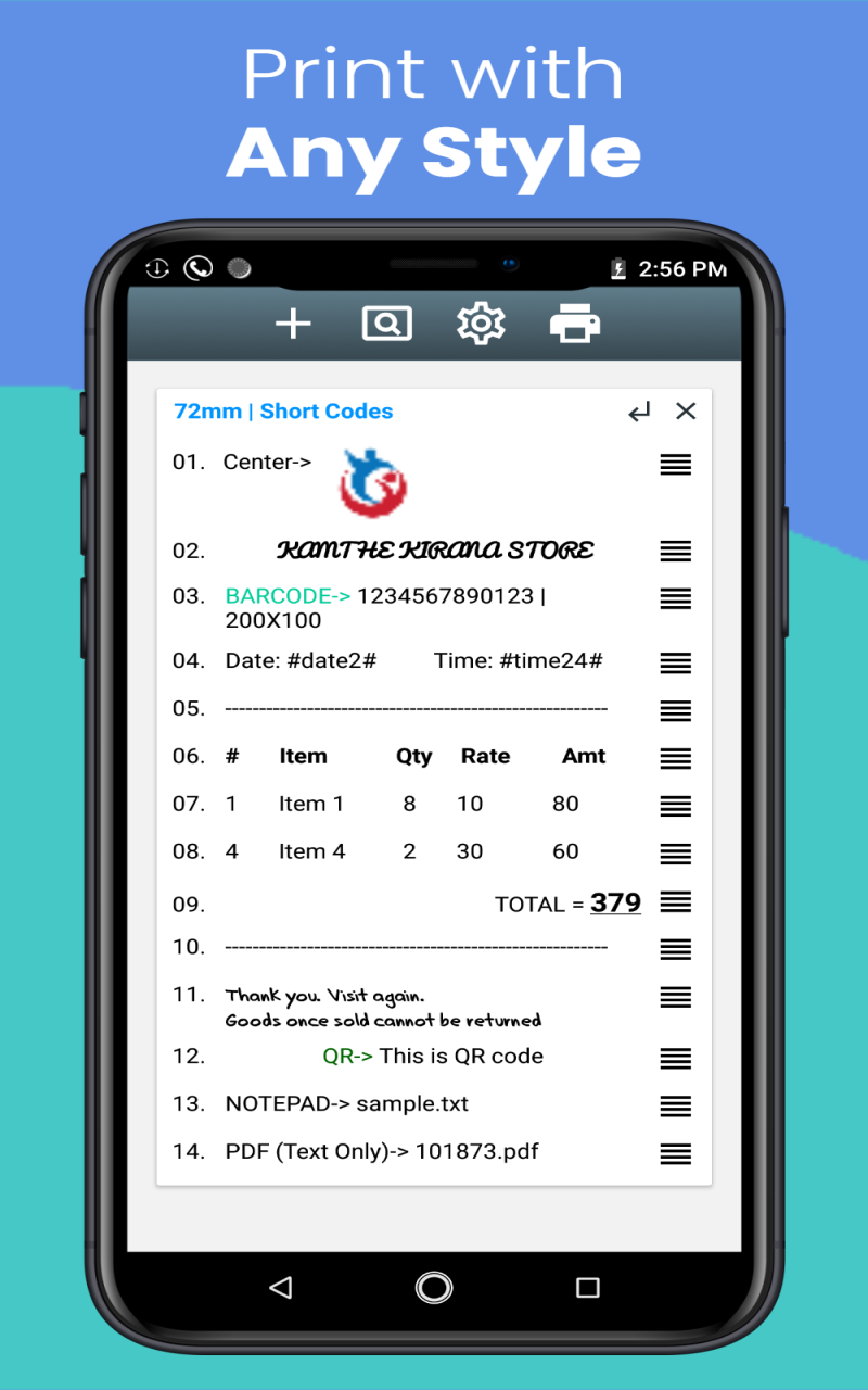 Bluetooth Thermal Printer - App on Amazon Appstore