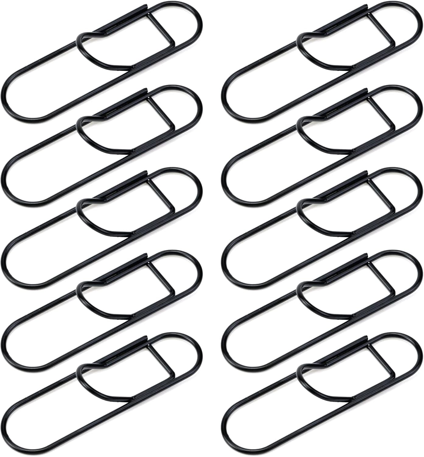 Amazon.com: Faotup 10Pcs Metal Pen Clip Paper Clip Holder for Notebook ...