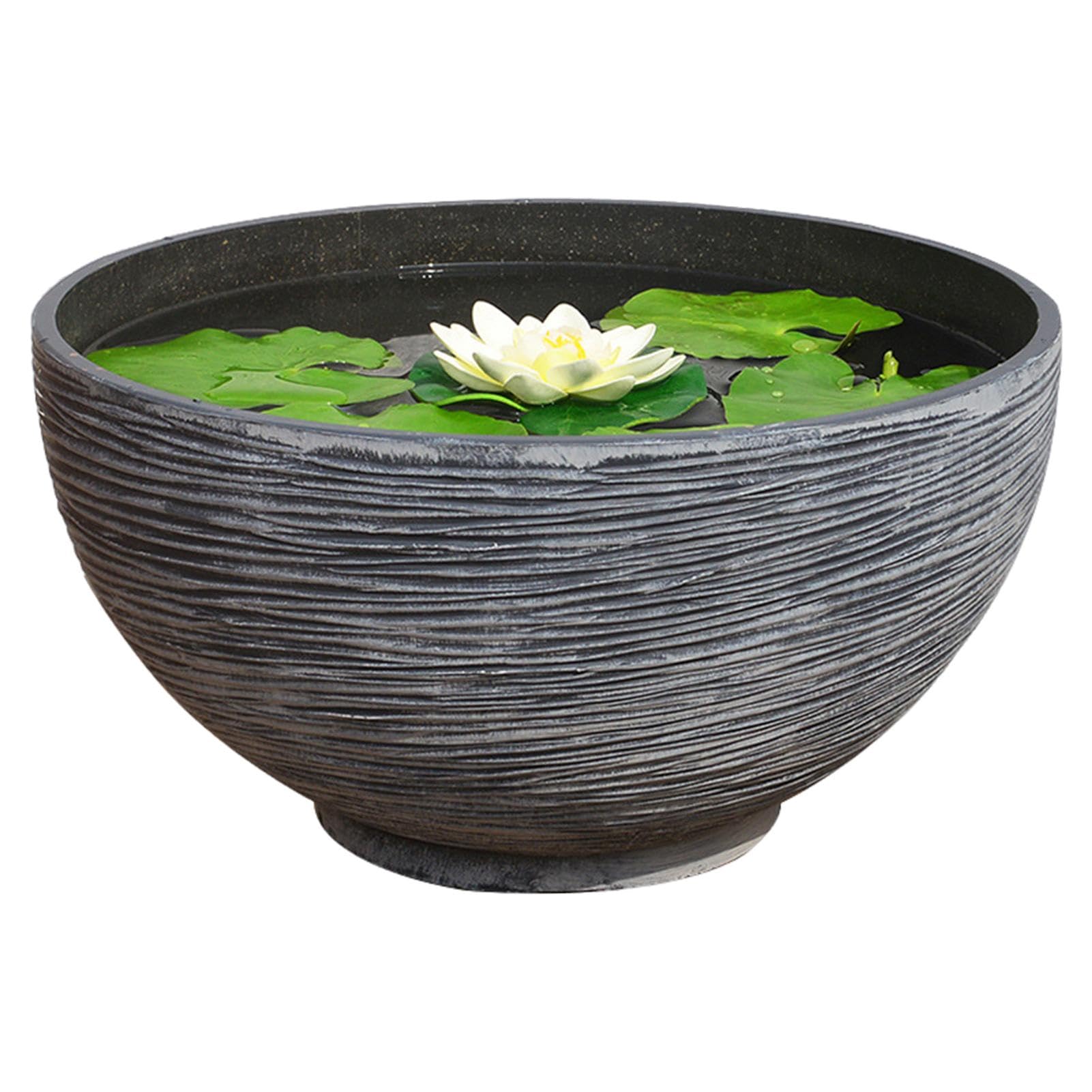 jopiuieo Water Lily Pots, Exquisite Large Garden Bowl Planter, Outdoor ...