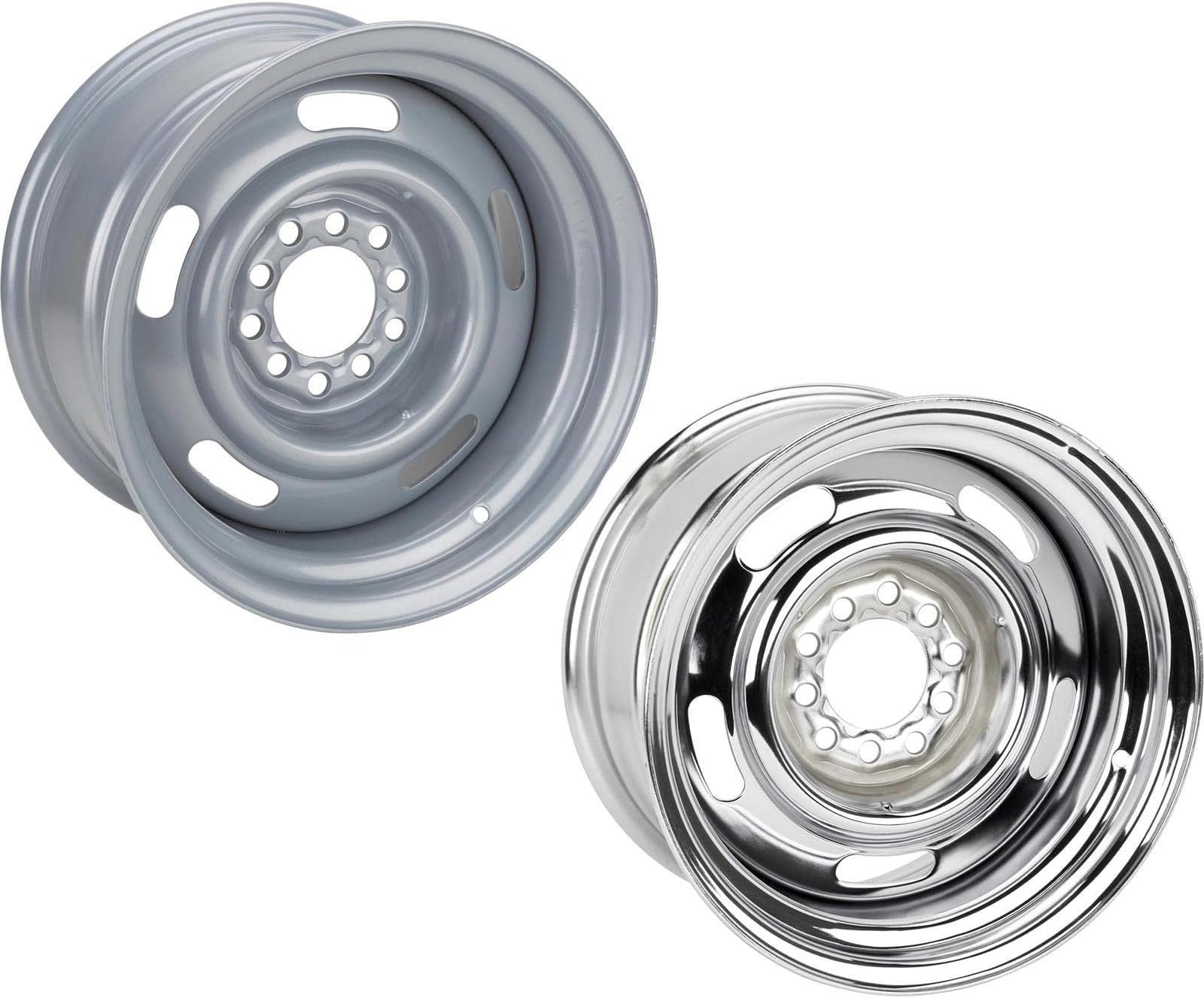 Amazon.com: Vision Rally 55 Silver Wheel (15x6"/5x4.5") : Automotive