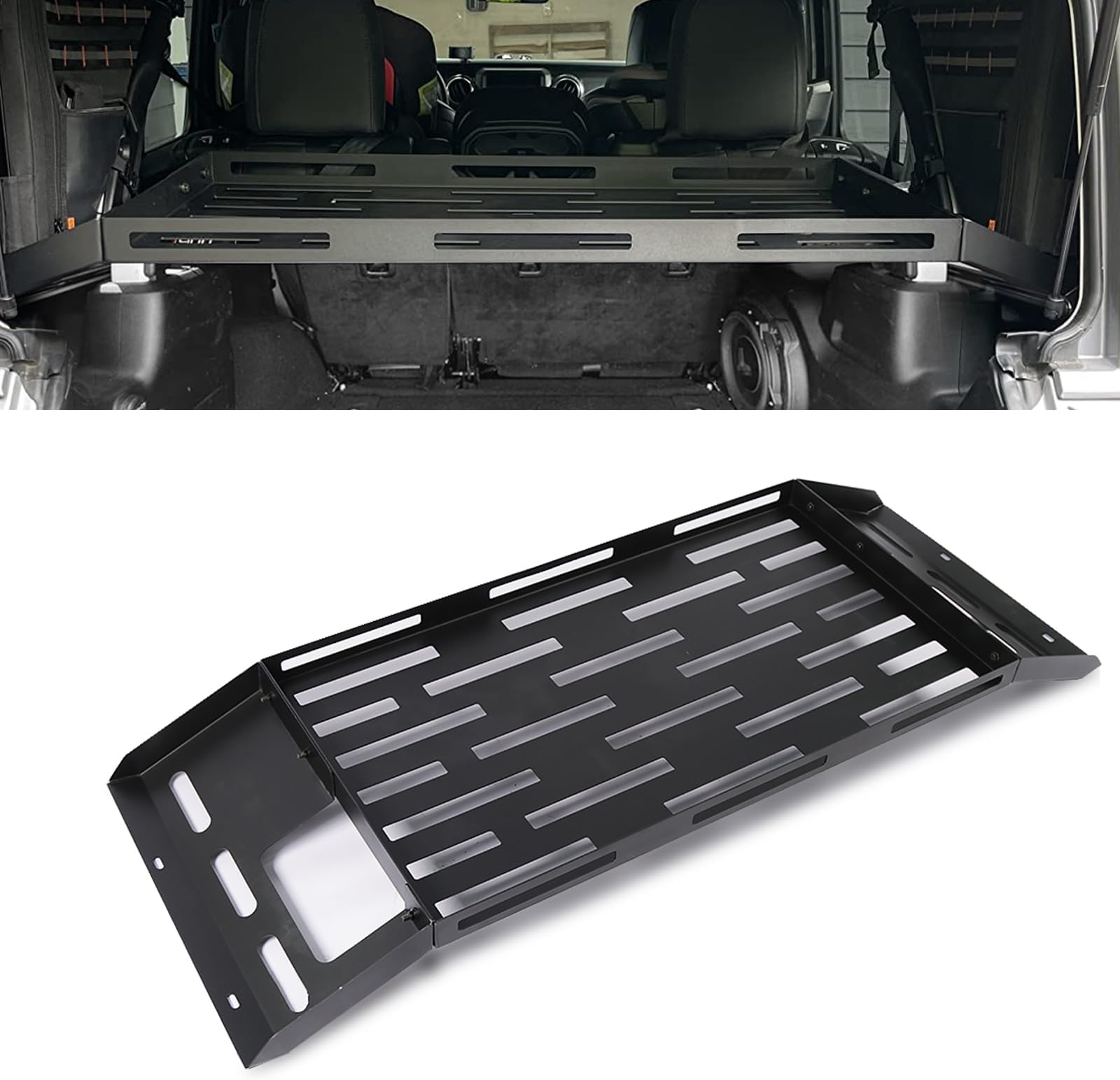 Amazon.com: PARTREE Rear Trunk Cargo Rack fit for Jeep Wrangler JL 2018 ...