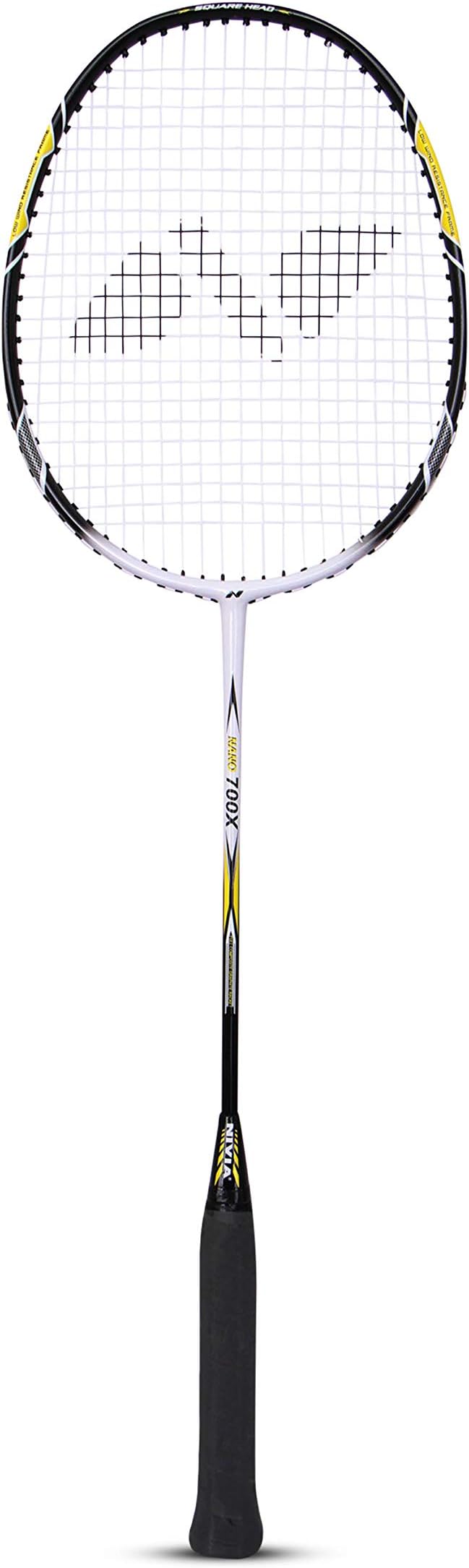 Nivia Nano 700X Badminton Racket ,Multicolor,Aluminum : Amazon.in ...