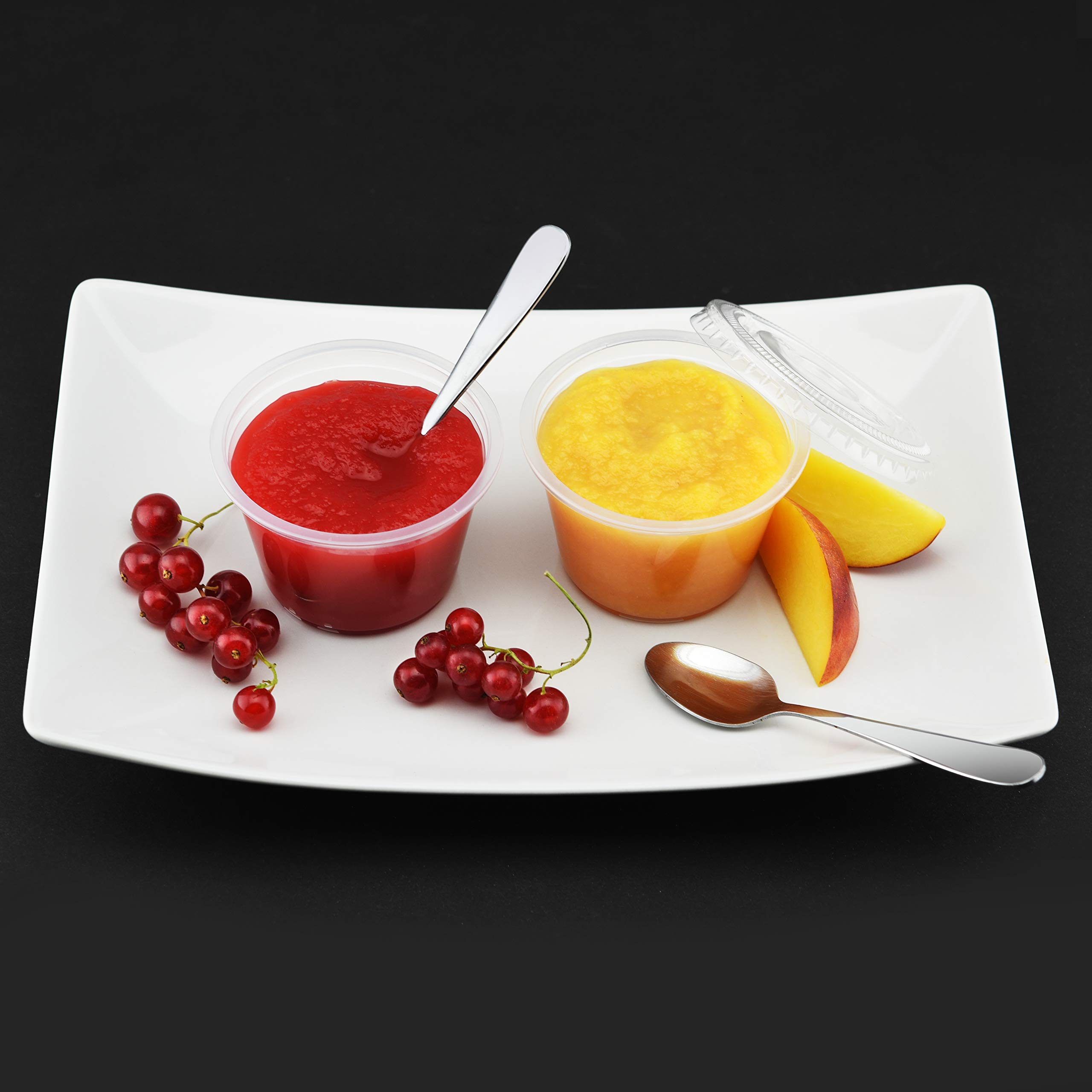 Buy 150-Pack of 4-oz Clear Plastic Jello Shot Cups small snack ...