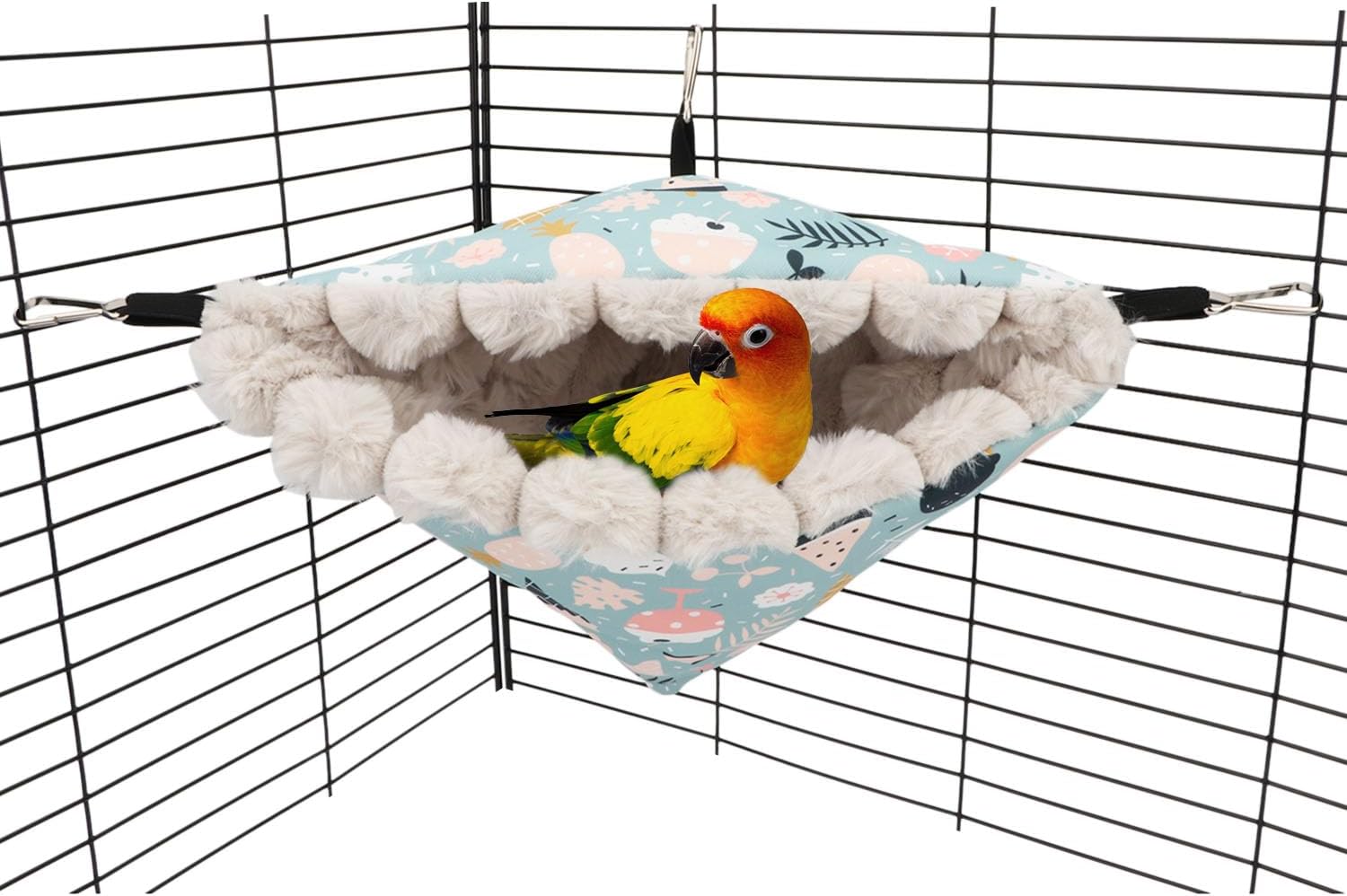 Amazon.com : Wontee Bird Nest House Winter Warm Hanging Hammock Bird ...