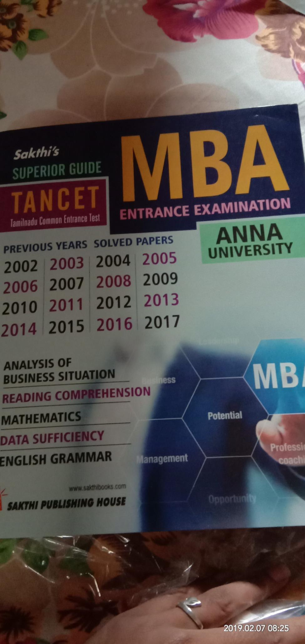 Buy Tancet MBA Entrance Examination Superior Guide Book Online at Low ...