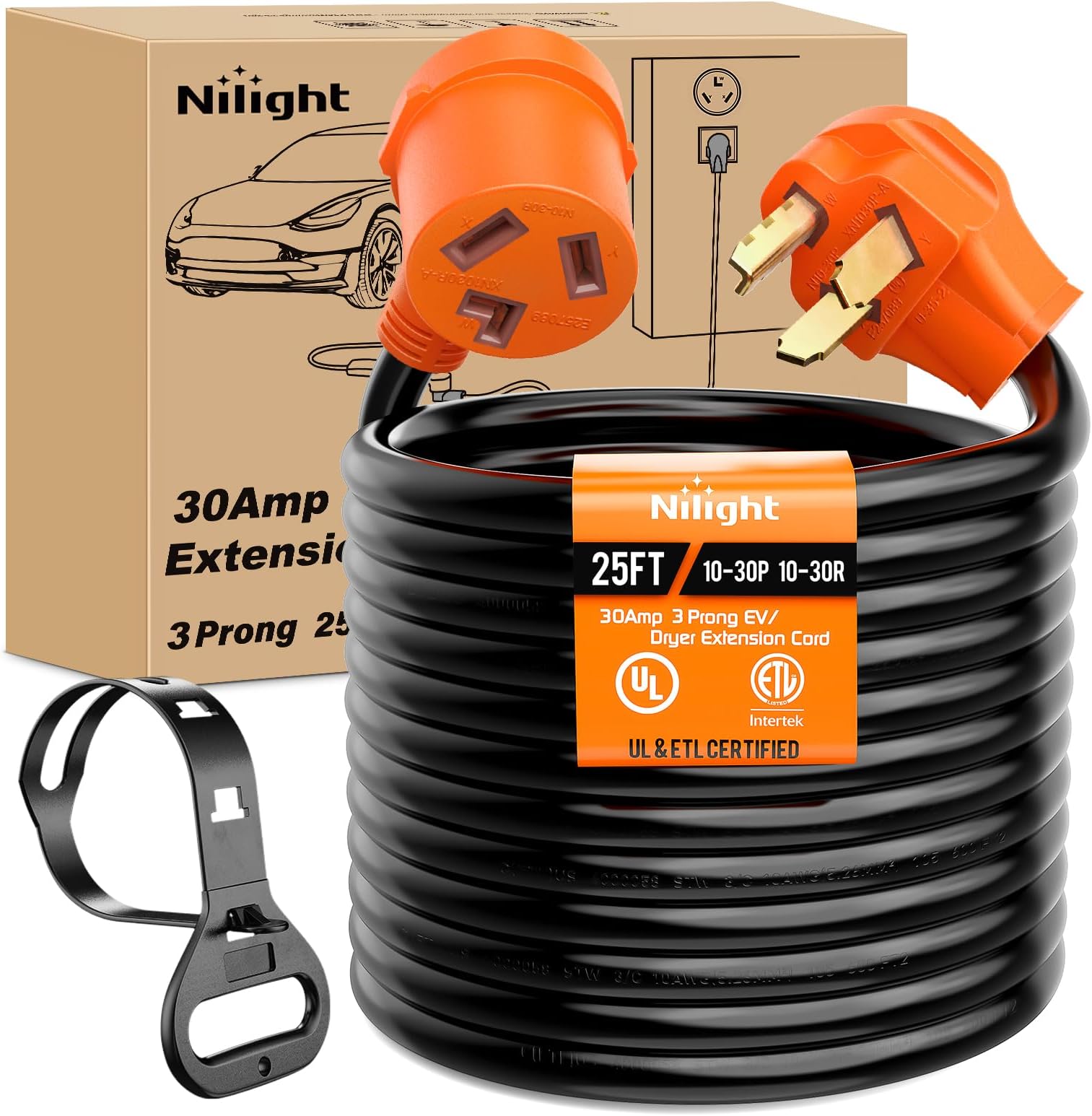 Cable Matters Outdoor Rated 12 AWG Heavy Duty 20 Amp Extension Cord 25 ...