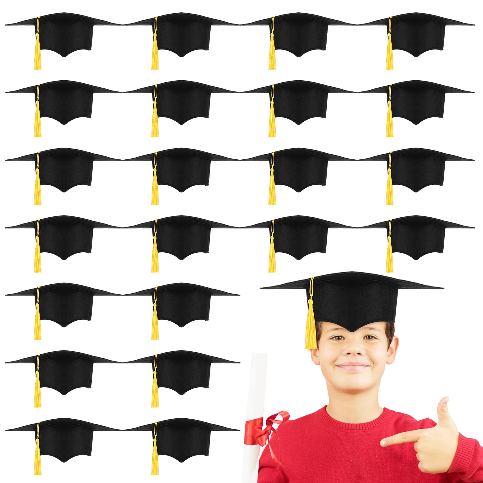 Snapklik.com : 24 Pcs 17-19 In Head Circumference Child Size Graduation ...