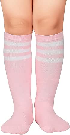 Amazon.com: Toddler Kids Athletic Soccer Socks Girls Baseball Softball ...