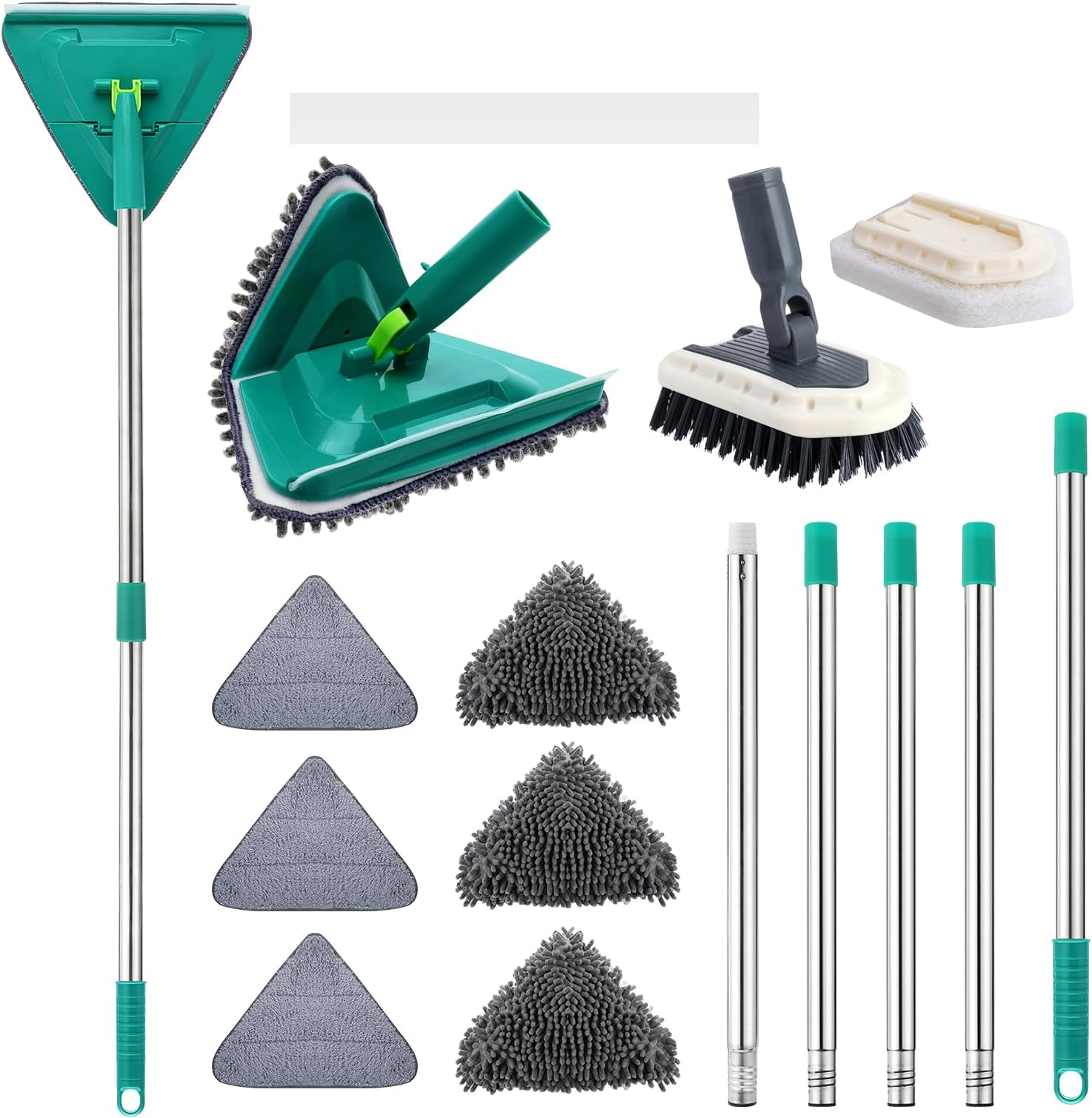 Amazon.com: HLWDFLZ Microfiber Duster Kit 27pcs with 30 to 100 Inches ...