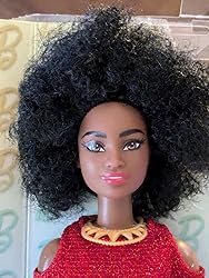 Amazon.com: Barbie Fashionistas Doll #221 with Natural Black Hair ...