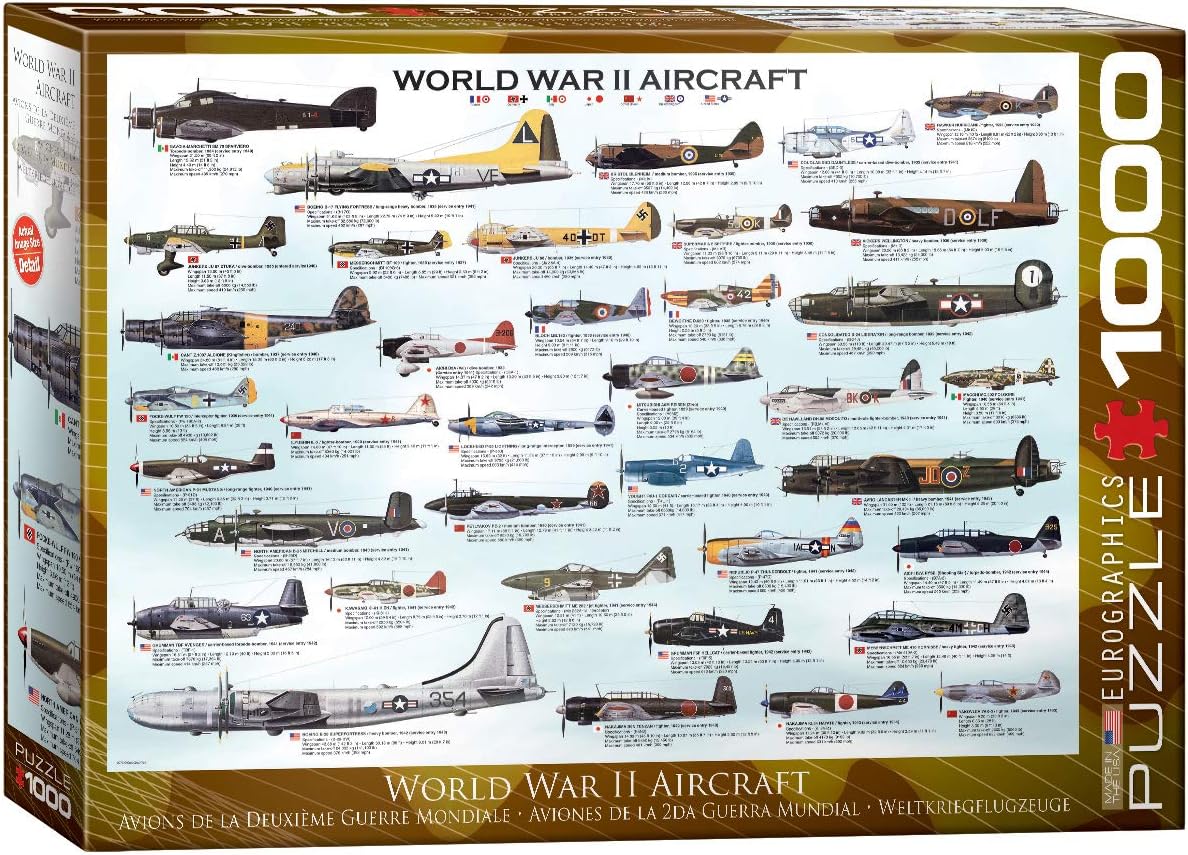 Amazon.com: World War II Jigsaw Puzzle - 1,000 pieces : Eurographics ...