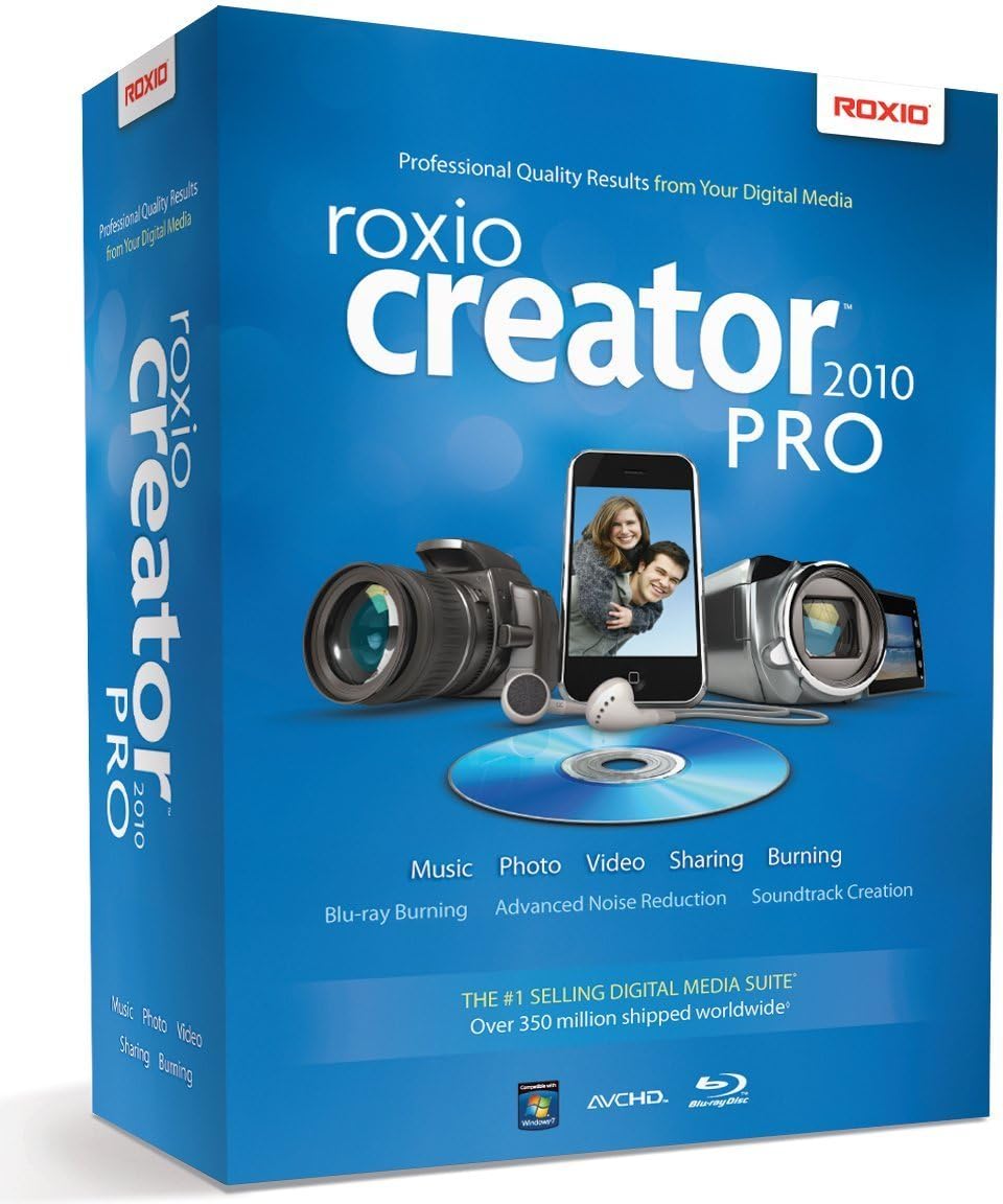 Roxio Creator 2010 Pro : Amazon.co.uk: Software