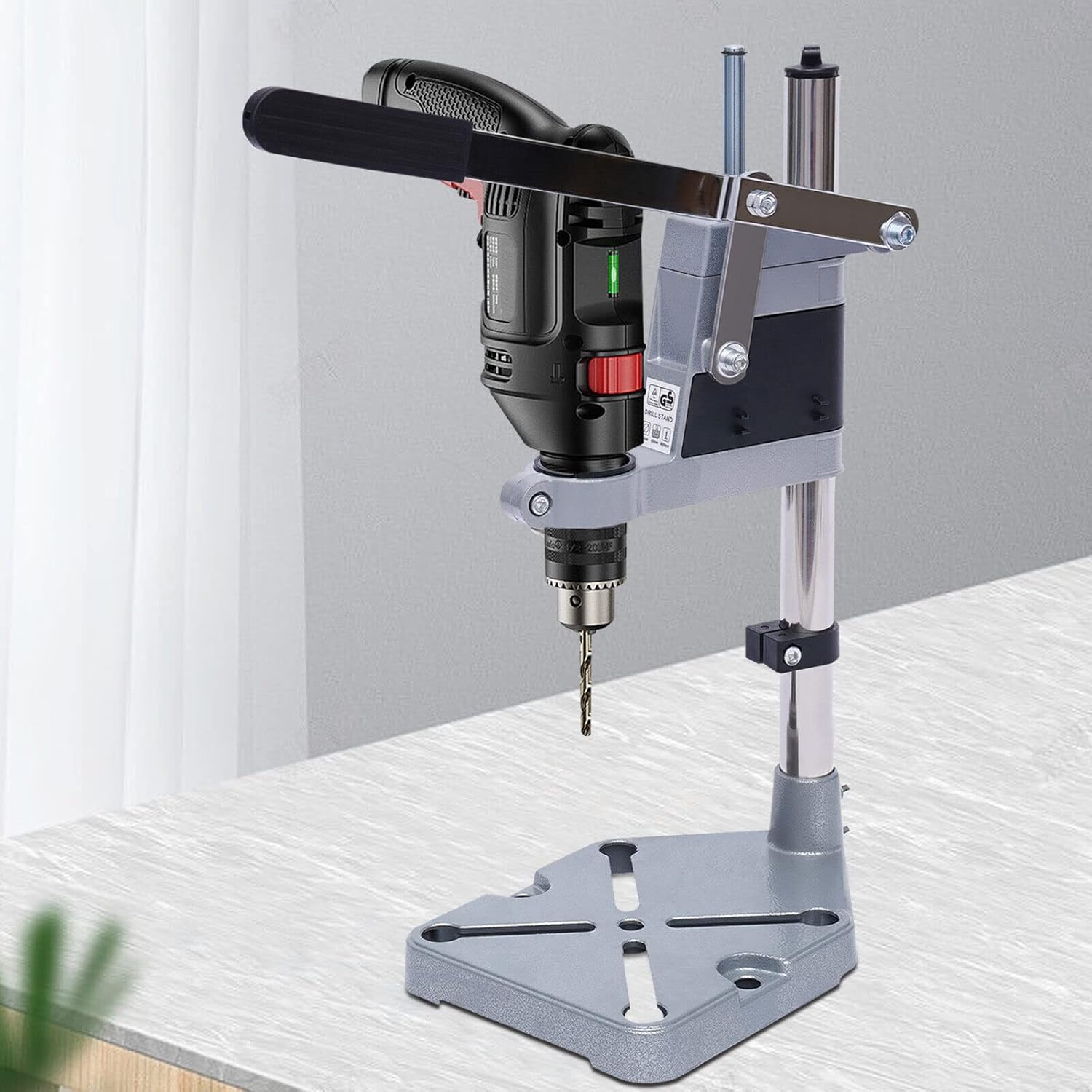 Portable Bench Drill Press Holder Grinder Bracket Stand Clamp ...