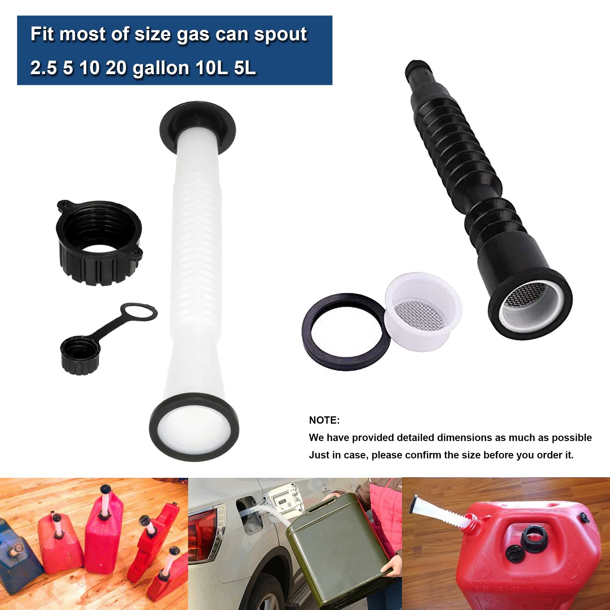 Snapklik.com : 8PCS Gas Can Spout Gasket Seals Replacement Rubber ...