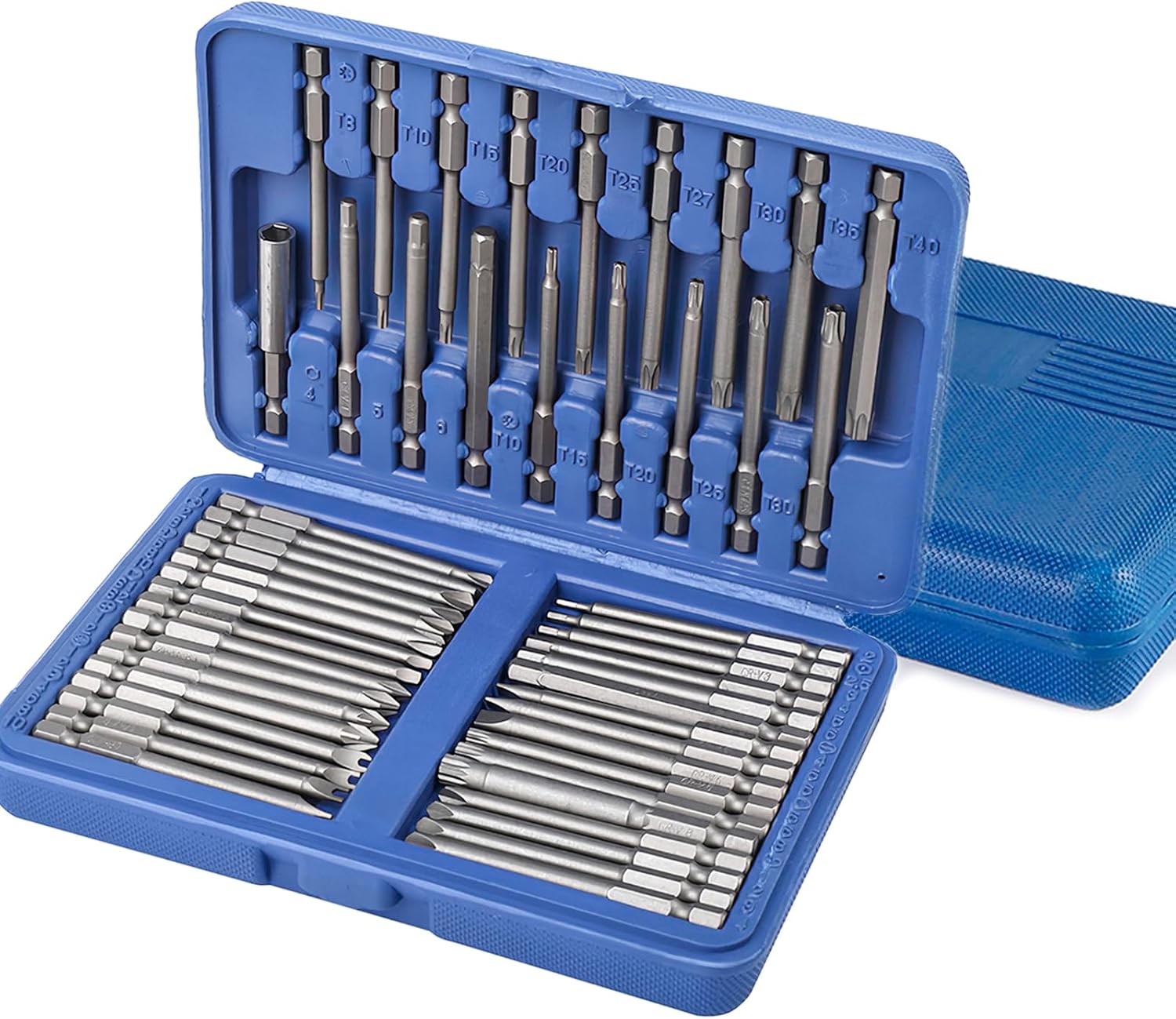 Screwdriver Set, 75MM Torx Screwdriver Sets with Case 50 Pack Magnetic ...