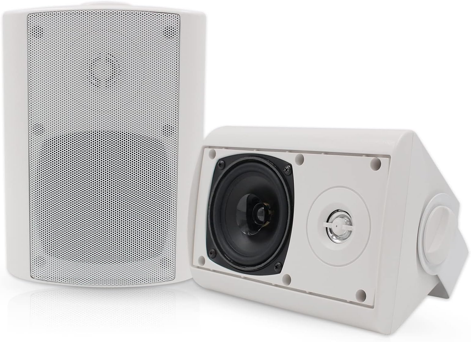 Amazon.com: Herdio 3.5 Inch Passive Outdoor Speakers Wired Waterproof ...