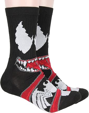 Amazon.com: Marvel Venom Adult Character Savage Symbiote 1 Pair Mid ...