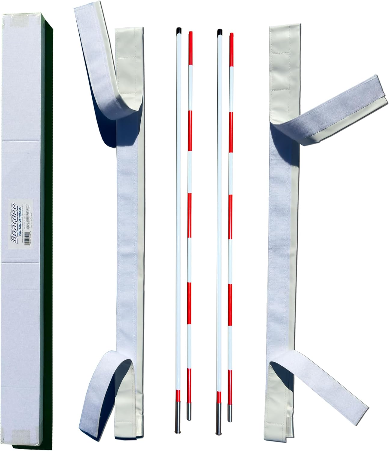 Volleyball Antenna Set - Fiberglass Foldable Hook and Loop Sleeves ...