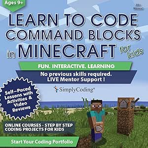 Amazon.com: Coding for Kids: Learn to Code Minecraft Command Blocks ...