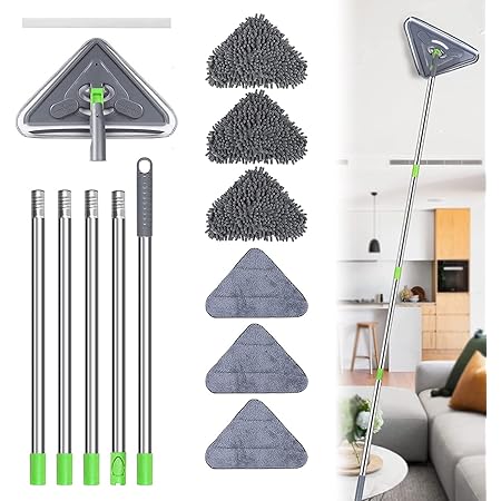 Amazon.com: Wall Cleaner Mop, Baseboard Cleaner Tool Duster, with ...