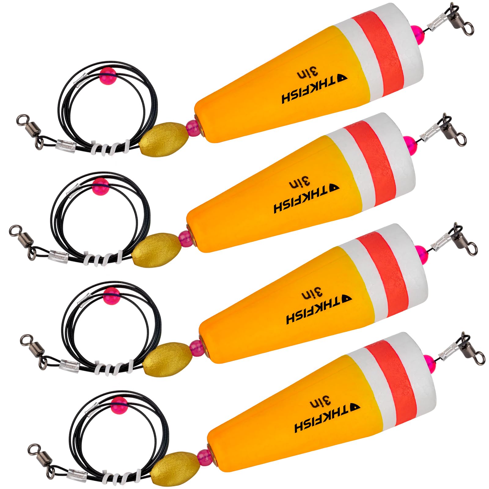 Snapklik.com : Weighted Bobbers - Popping Cork Float Rig Rattle ...