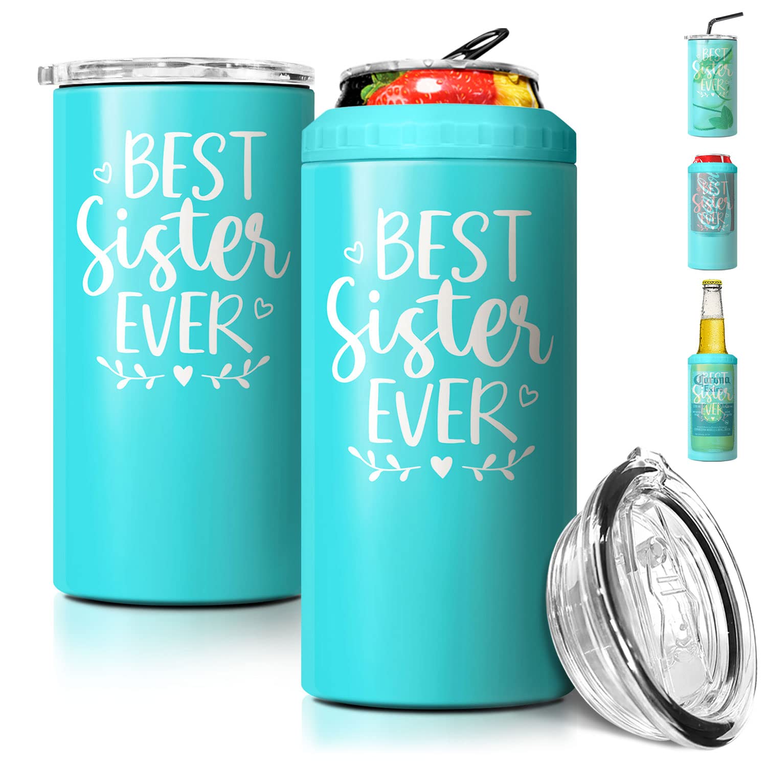 Snapklik.com : SANDJEST Best Sisters Gifts From Sister Tumblers - 4-in ...