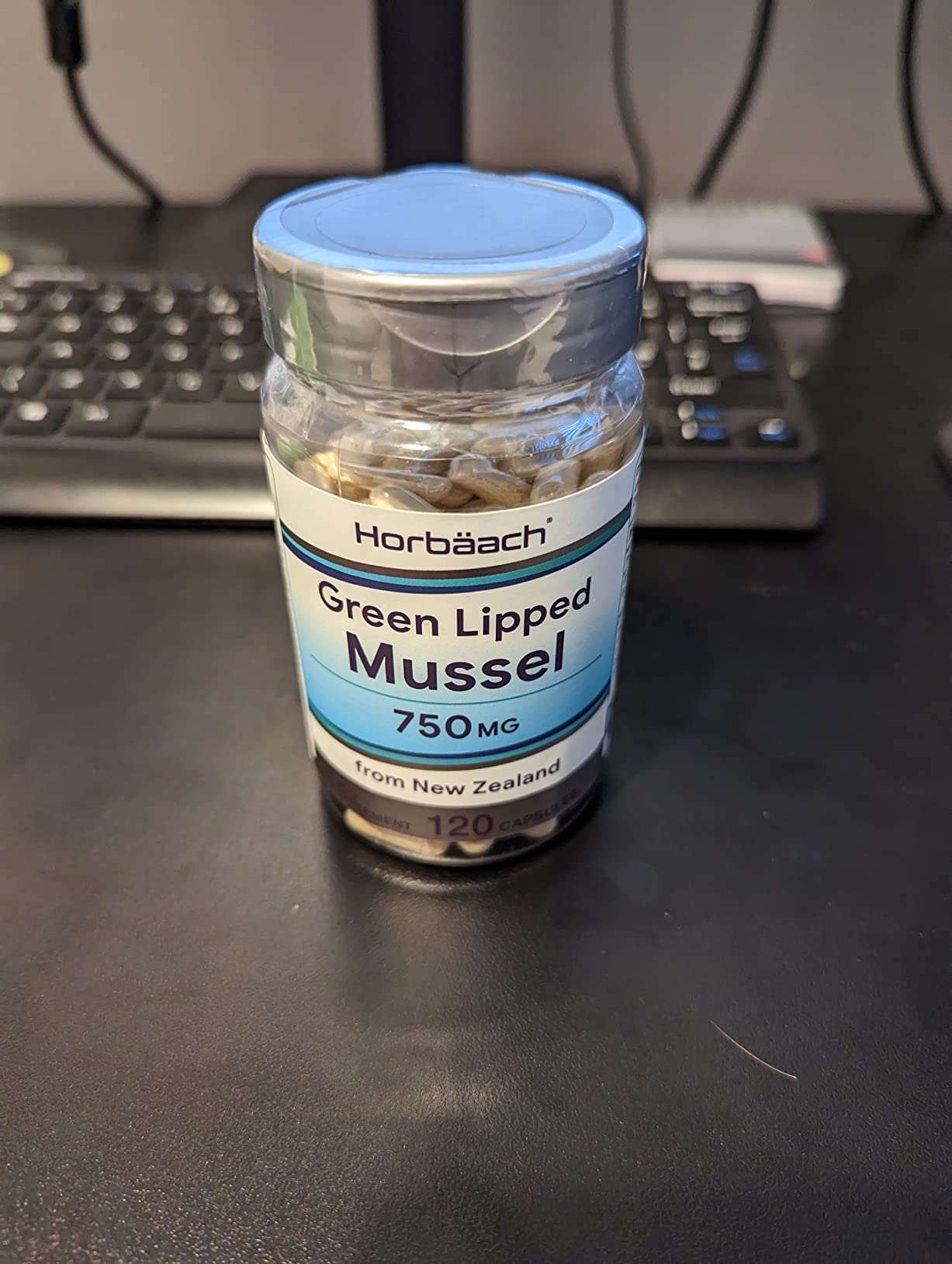 Green Lipped Mussel Capsules | 1500mg | 120 Count | for Humans ...