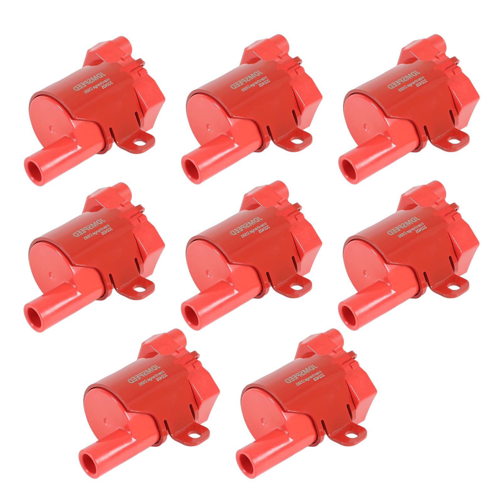 Amazon.com: JDMSPEED 8 Round Red Ignition Coil Pack Compatible with 99 ...