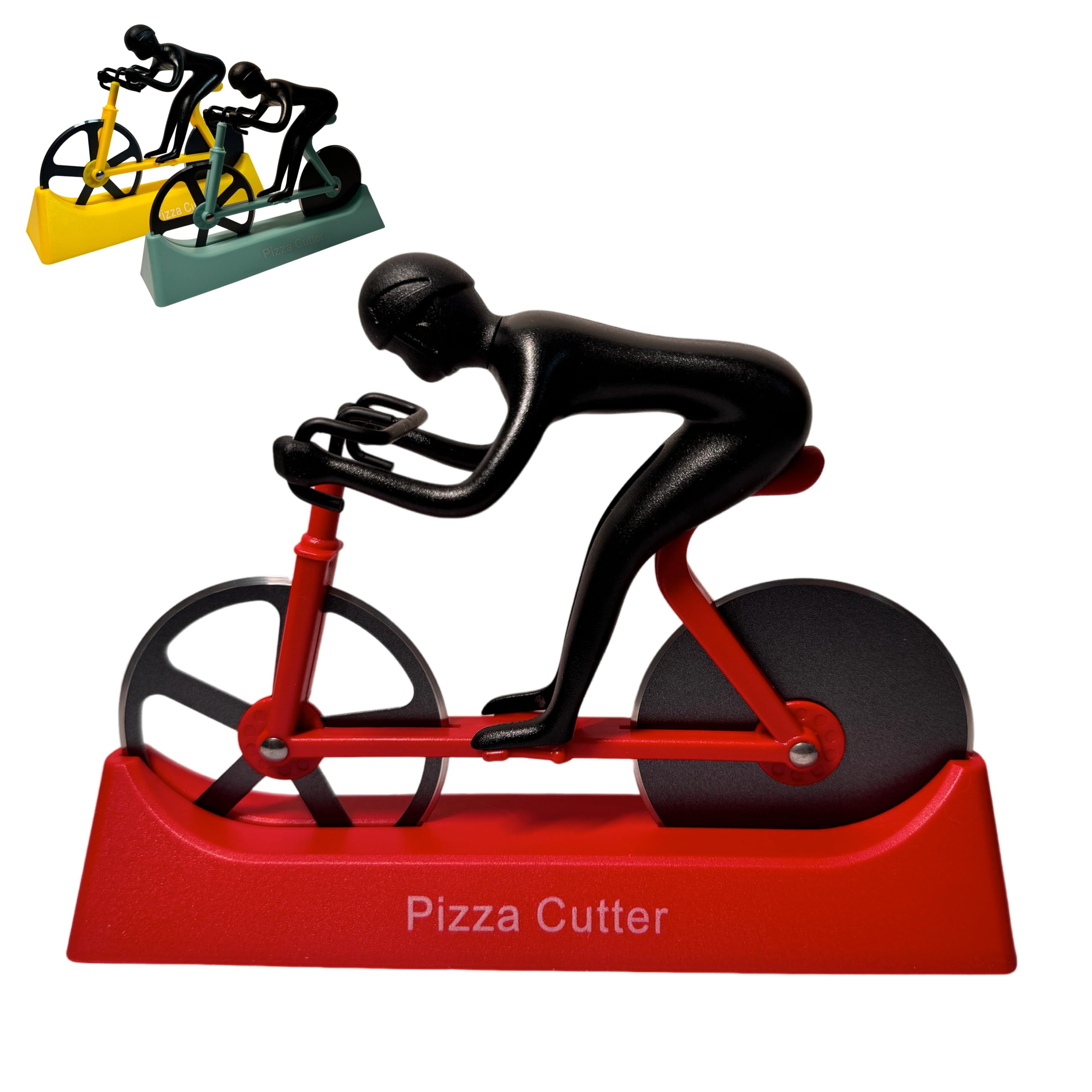 Amazon.com: Bike Pizza Cutter,Bicycle Pizza Slicer,Stainless Steel Pizza Cutter Wheels with ...