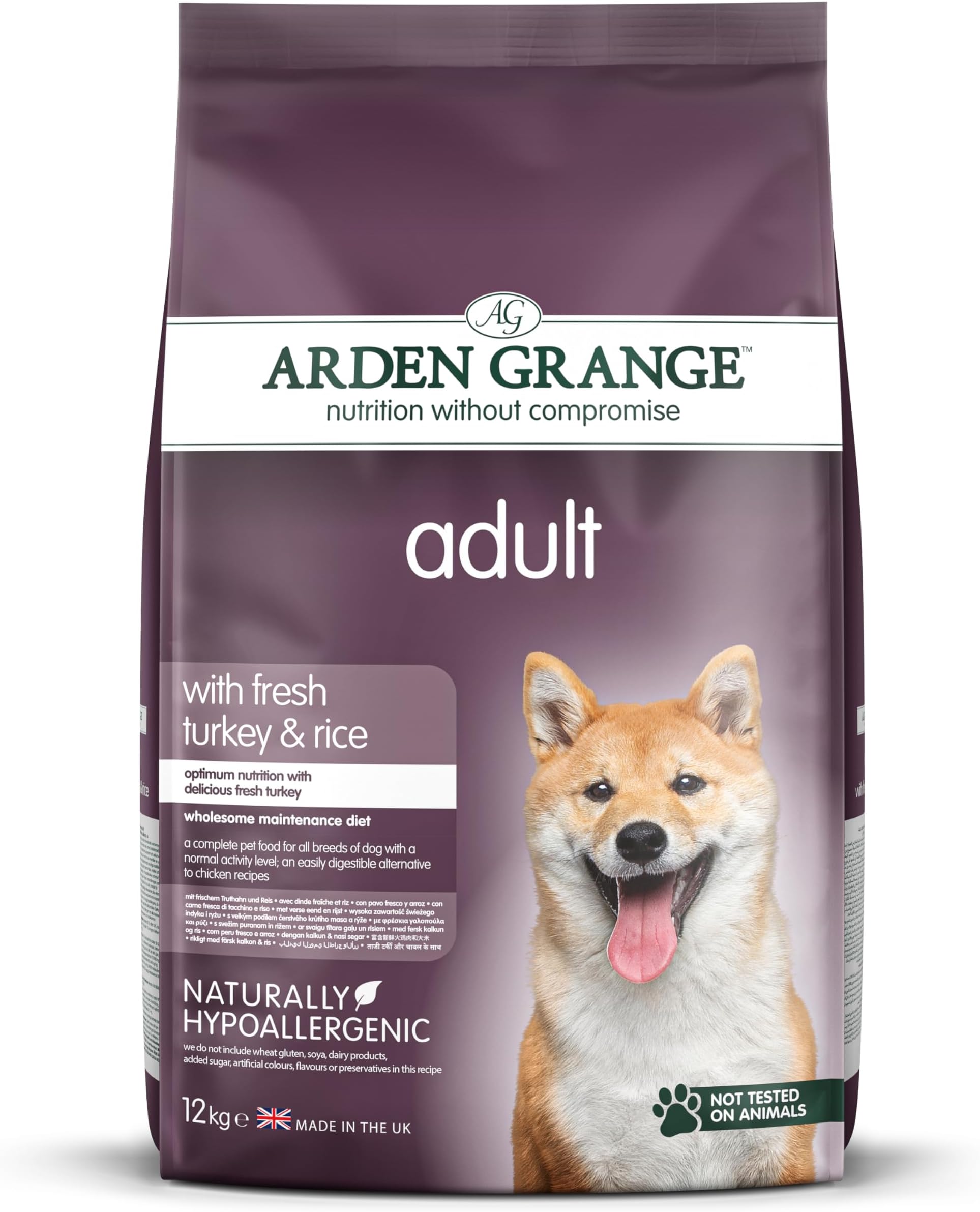 Arden Grange Adult Dry Dog Food Chicken & Rice, 2 kg : Amazon.co.uk ...