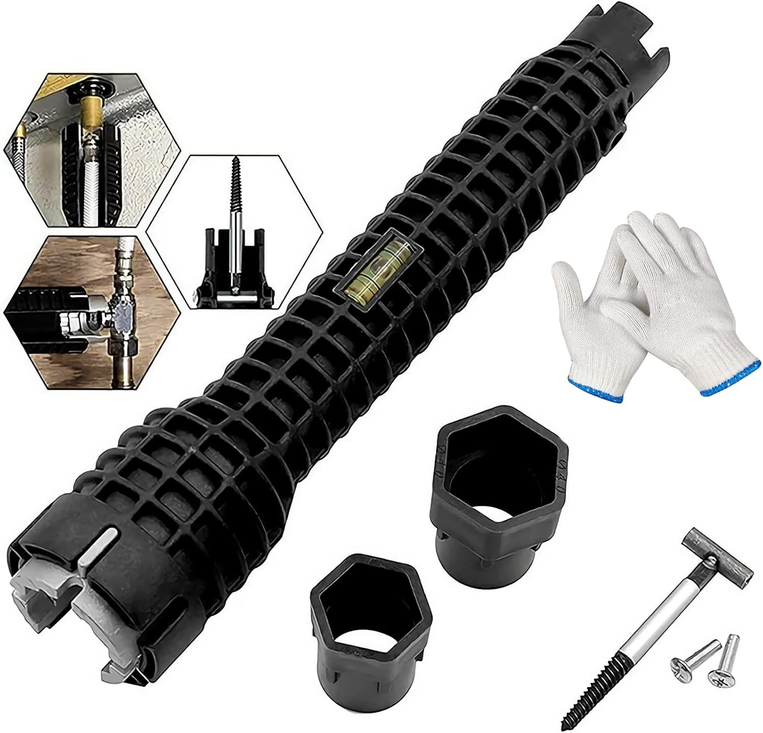 Basin Wrench 8-in-1 Faucet and Sink Installer Sink Tools ...