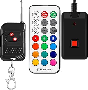Amazon.com: Portable Remote Control Set for Fog Machine,13 Colors ...