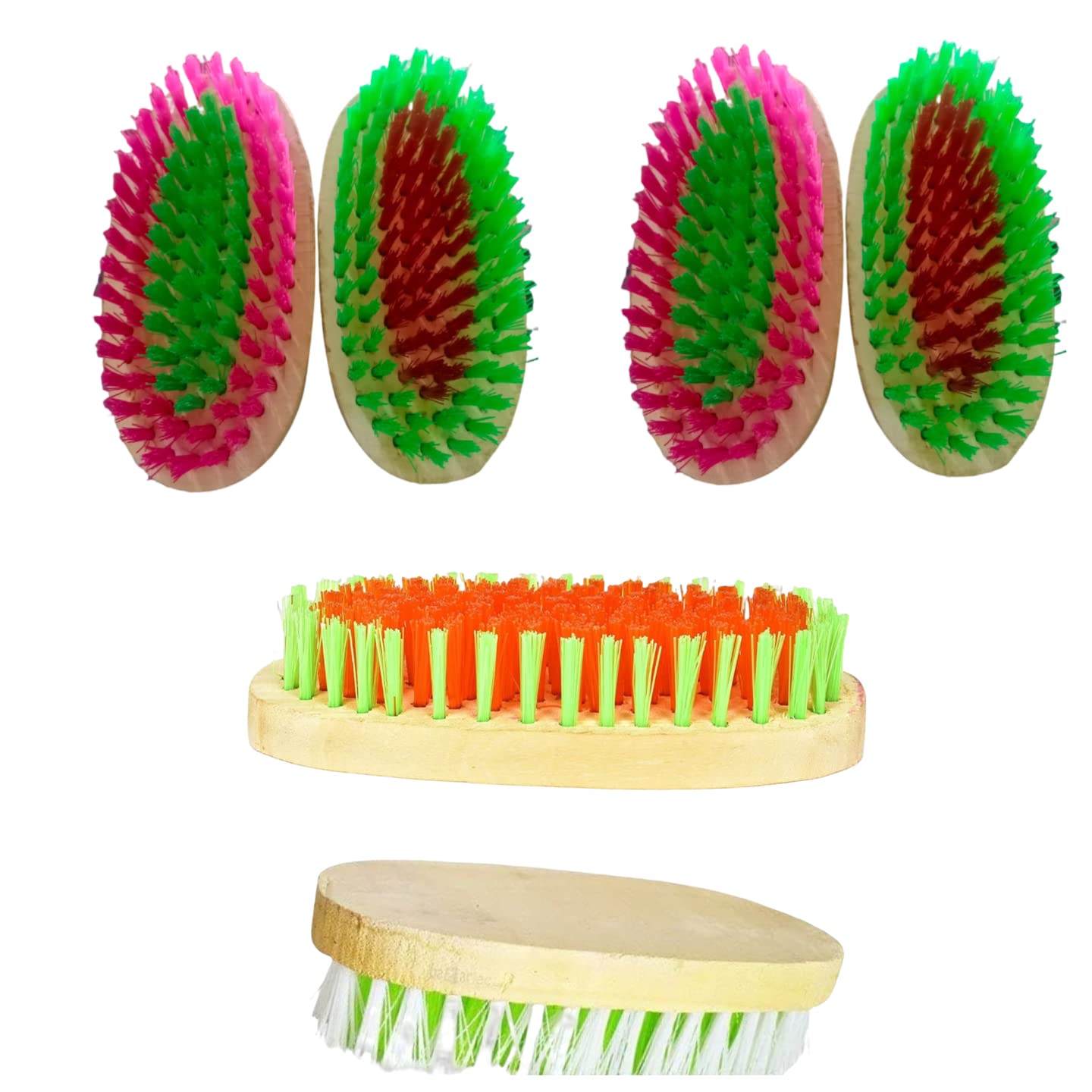 JMP Brush Cloth Washing Brush | General Cleaning Wooden Brush | Soft ...