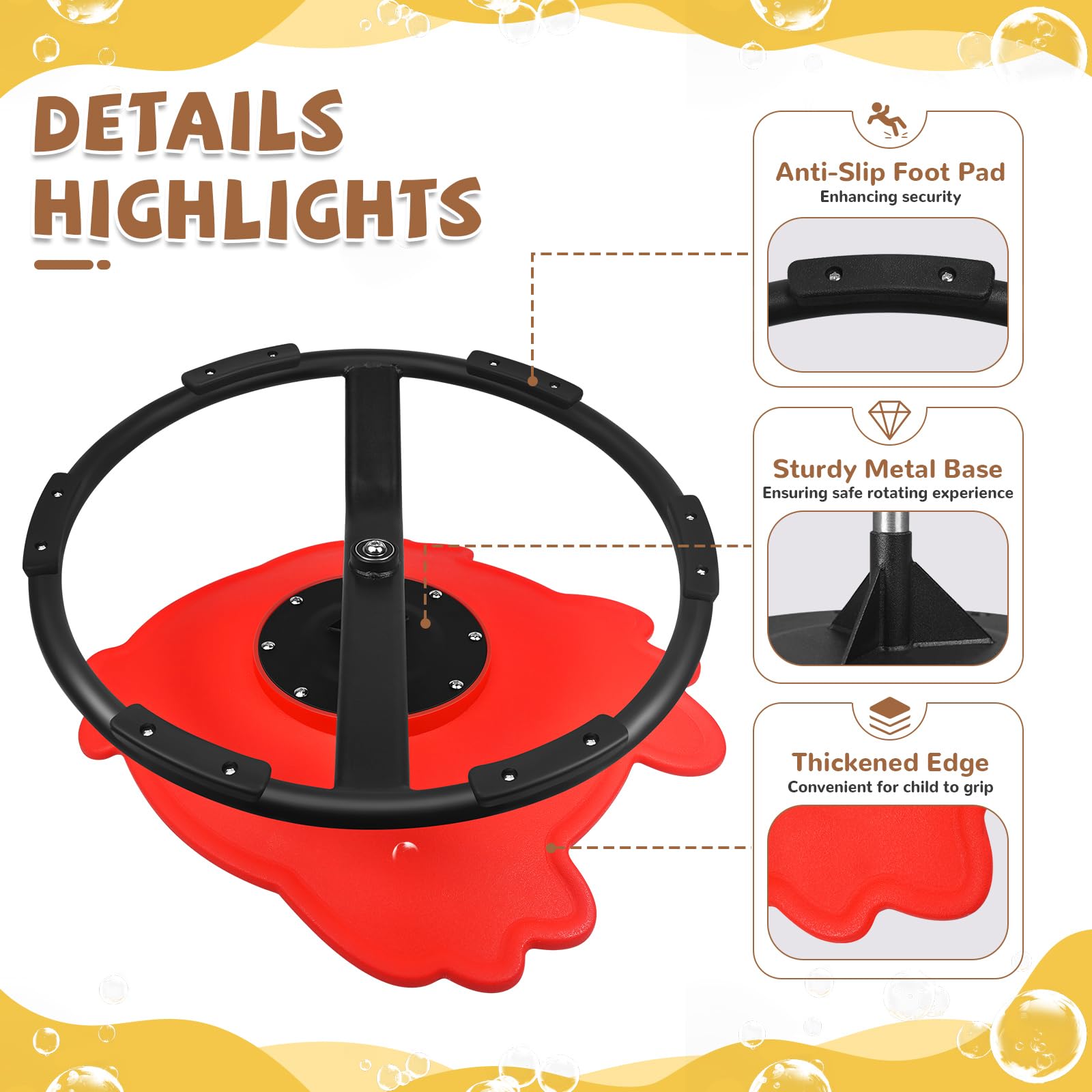 Snapklik.com : Zhenx Spinning Chair For Autistic Kids, Fish Shape Kids ...