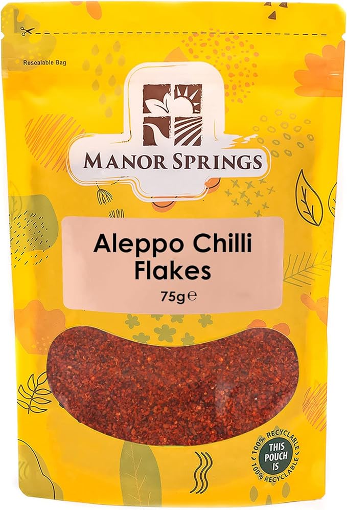 Aleppo Chilli Flakes (Pul Biber) 75g : Amazon.co.uk: Grocery