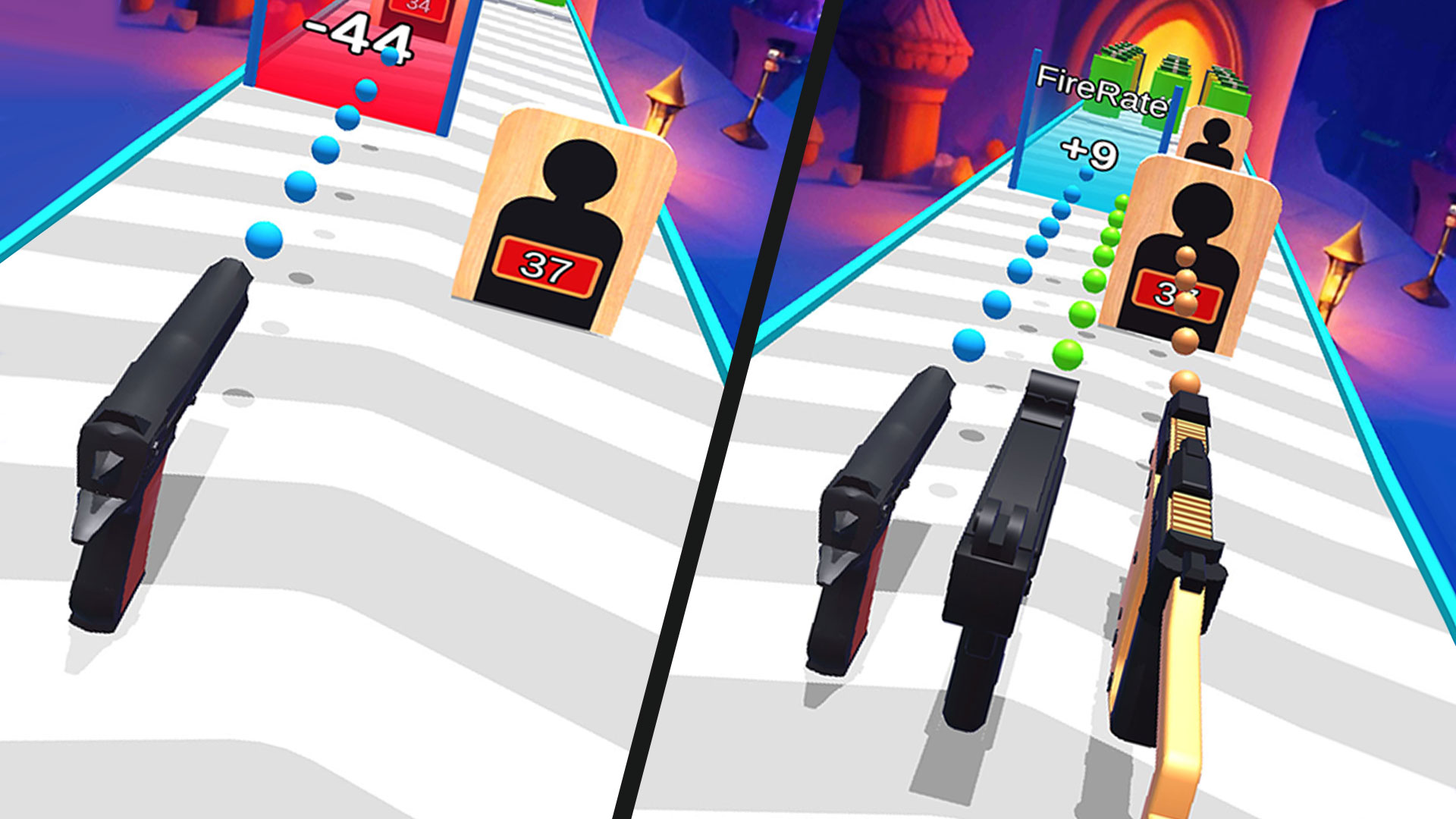 Reload Gun Rush! Merge Bullet Reload Weapon Master - Weapon Evolution ...