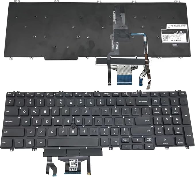 Amazon.com: Replacement Keyboard Backlit for Dell Precision - 3500 3501 ...