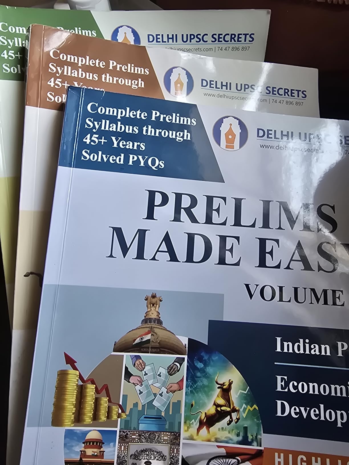 Buy DELHI UPSC Secrets: Prelims Made Easy - Volume 1, 2, 3 - Complete ...