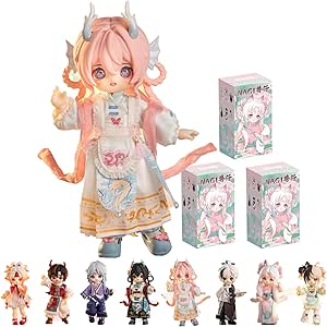 Amazon.com: GNATAPIAY 1/12 BJD Dolls Blind Box,Kawaii MJD BJD Dolls NAGI Series-4 The ...