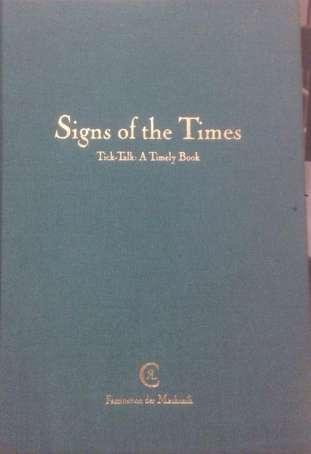 Signs of the times: Tick-Talk, a Timely Book: Bernd Arnold, Gisbert L ...