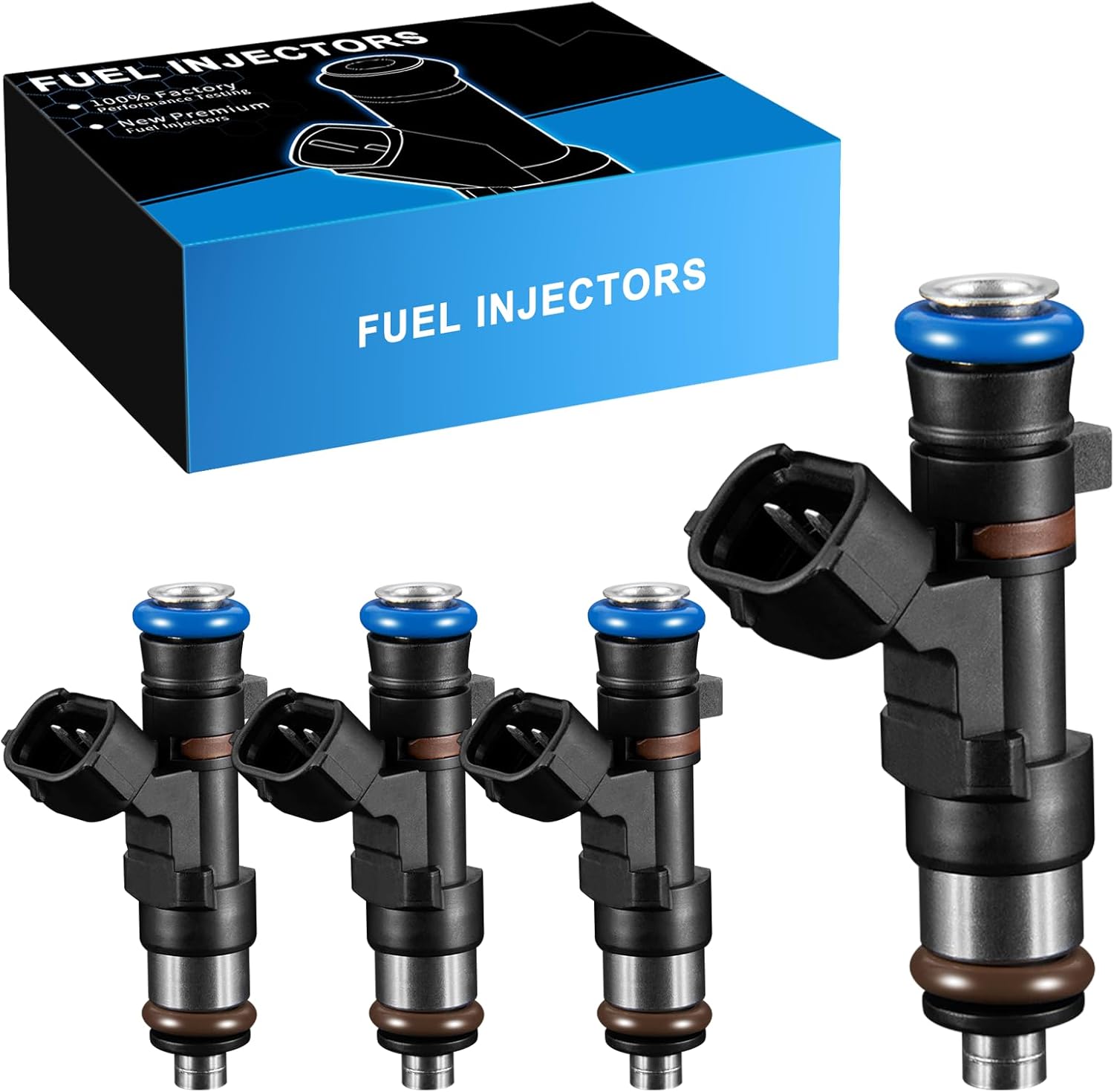 Amazon.com: YZHIDIANF 0280158130 2.5L L4 For:-Nissan Fuel Injectors ...