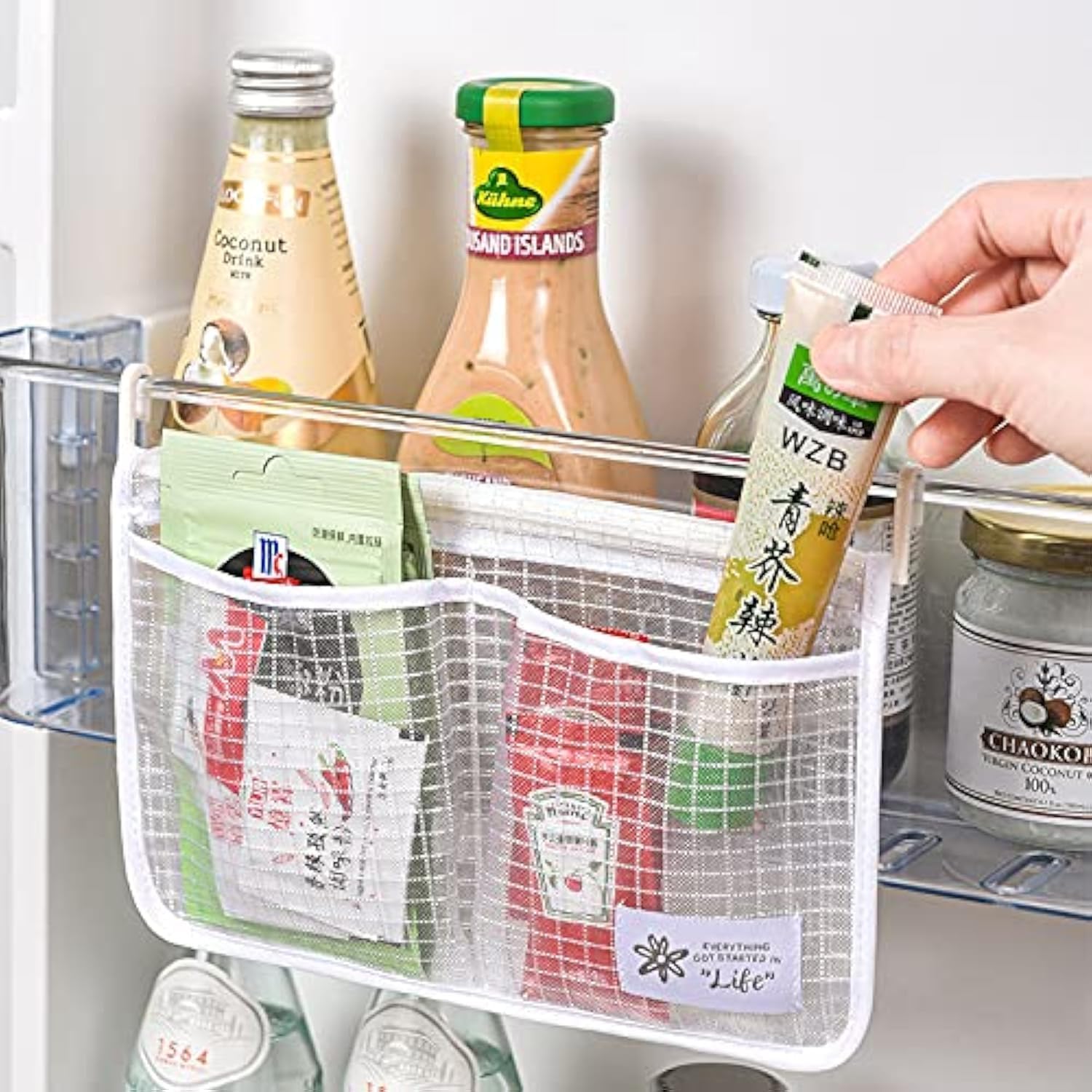 Amazon.com - Refrigerator Side Door Organizer Box 6 Pack,Kitchen ...