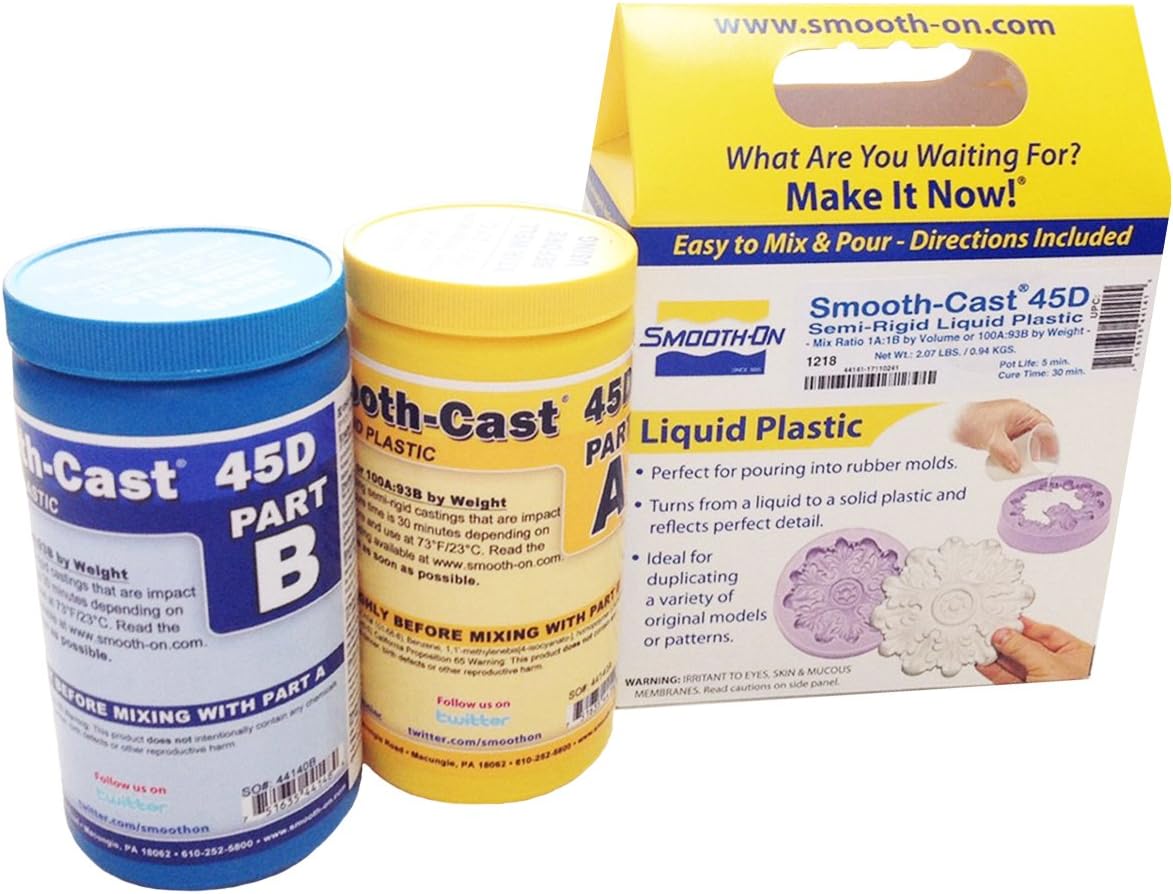 Smooth-Cast Semi – Rigid Line 45D Series, Trial Size Unit – BigaMart