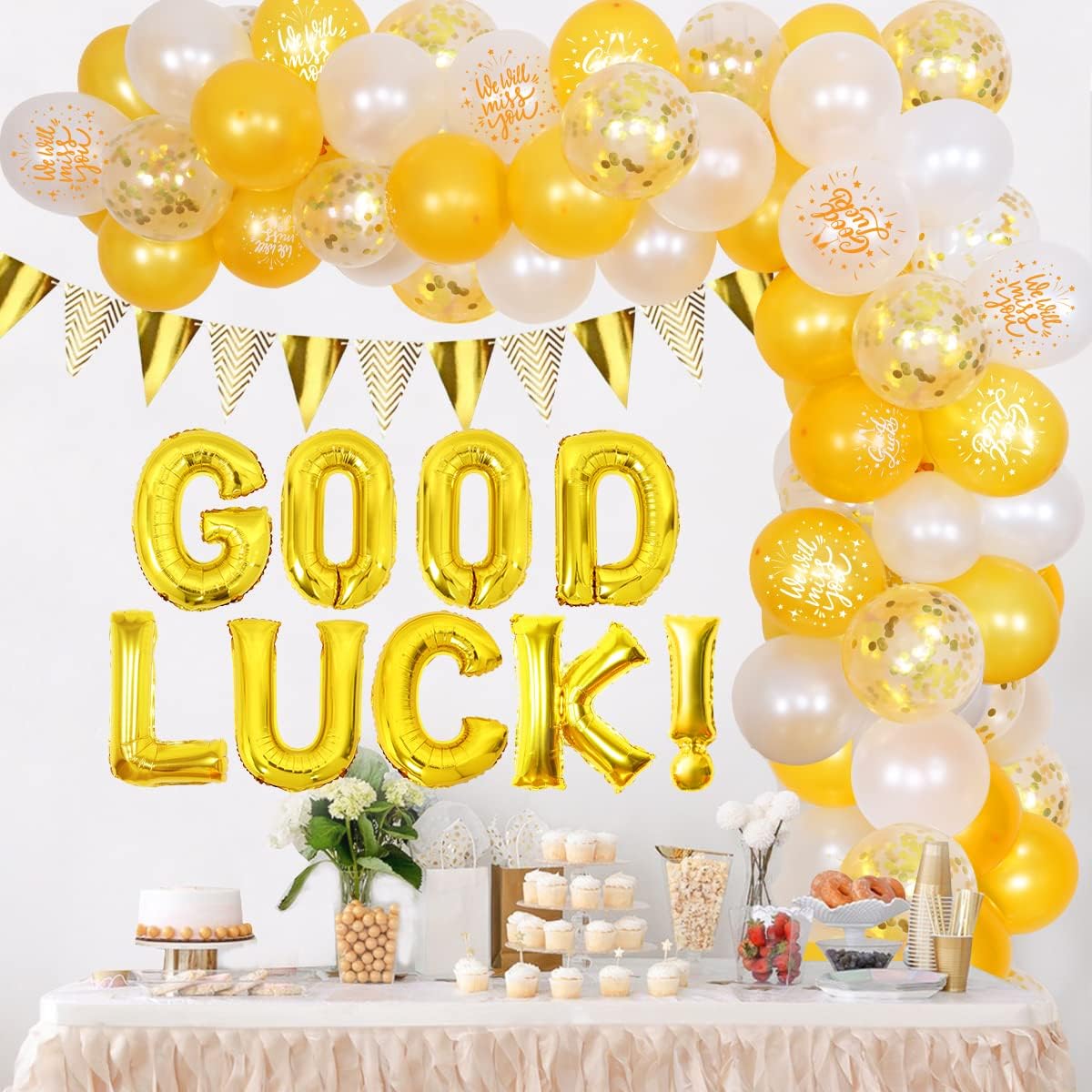 We Will Miss You Party Decorations Gold, Farewell Party Decorations ...