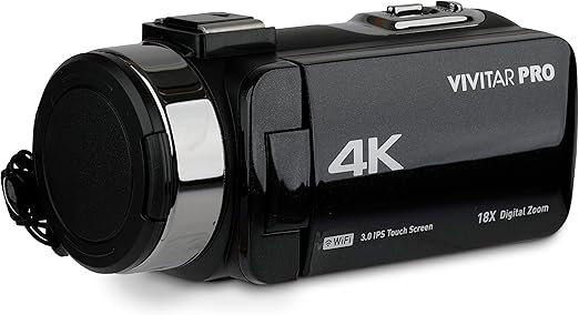 Amazon.com : Vivitar 4K Video Camera, Wi-Fi Ultra HD Camcorder with 18x ...