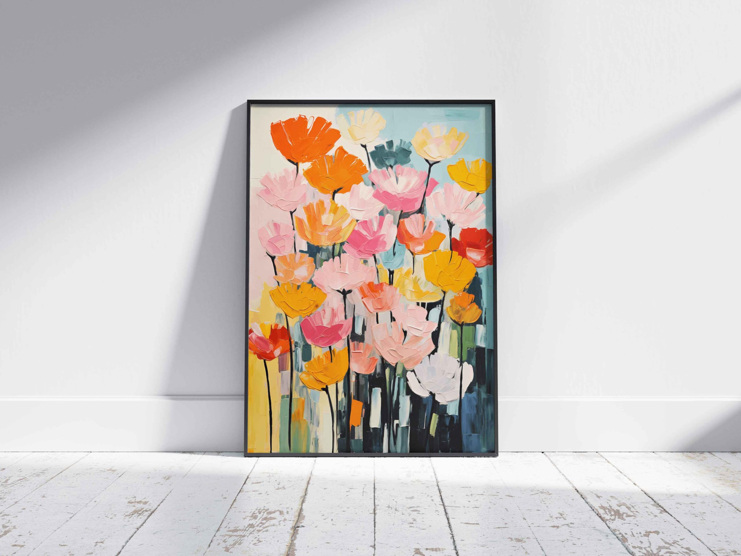 Abstract Art Flowers