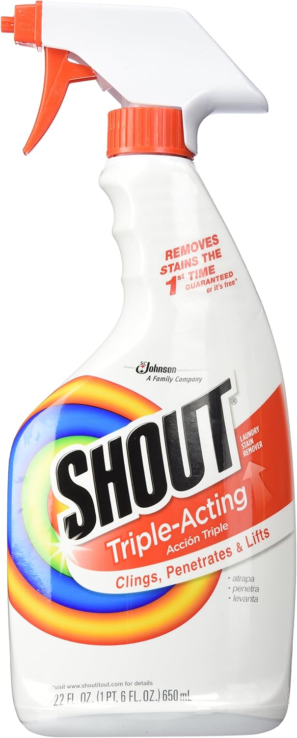 Amazon.com: Shout Laundry Stain Remover Trigger Spray, 22 Fl Oz ...
