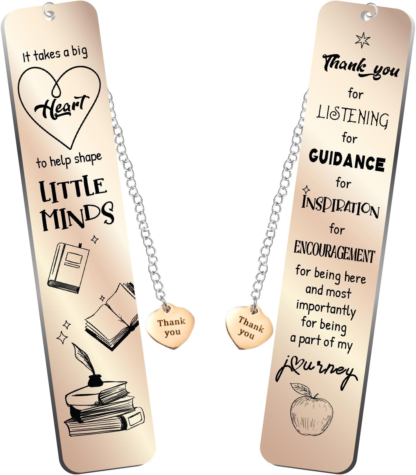 Amazon.com: GOSUOA Teacher Appreciation Gifts,Bookmarks for Women ...